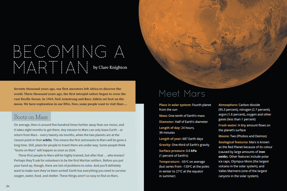 Becoming a Martian