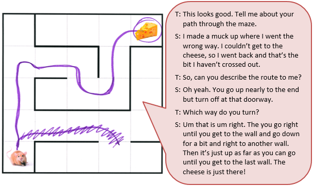 Cheese maze