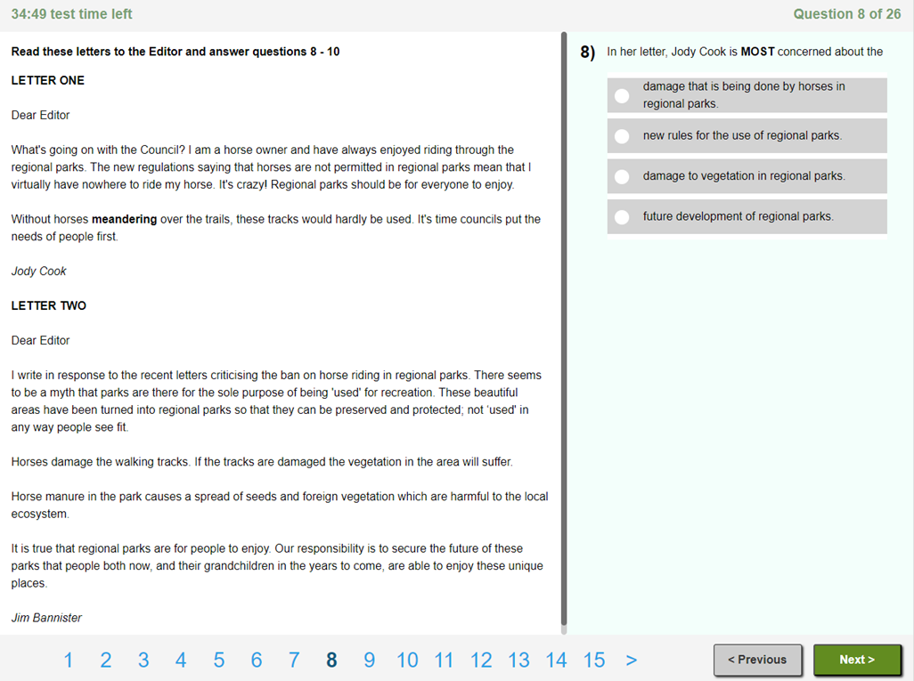 e-asTTle – Accessing student portal and tests