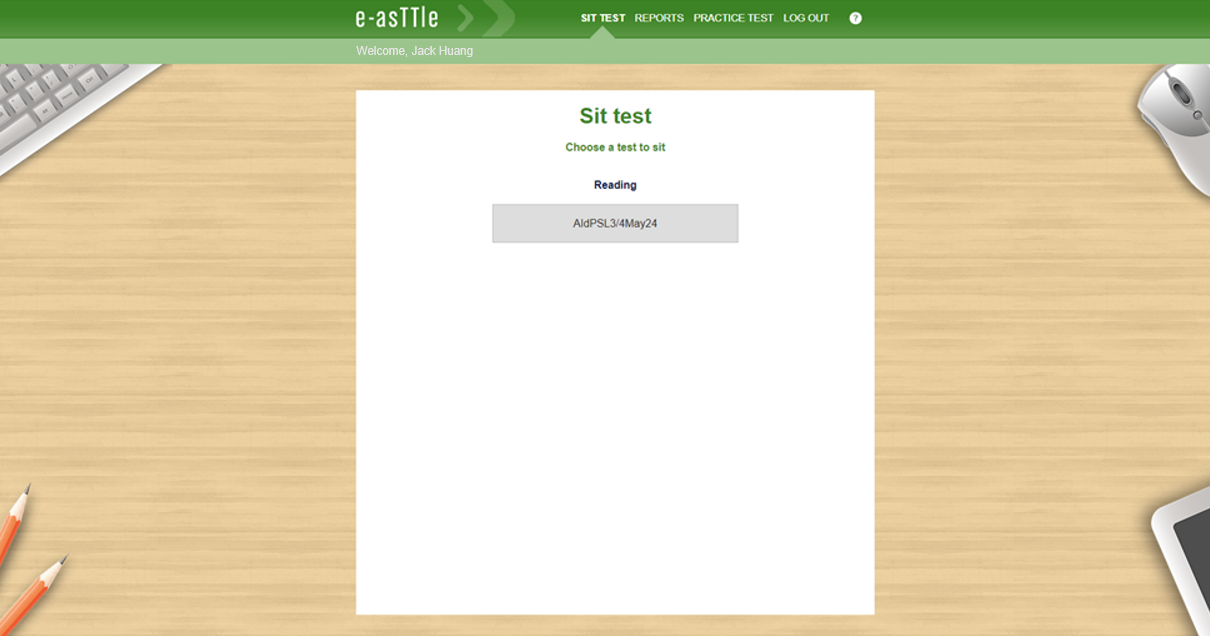 e-asTTle – Accessing student portal and tests