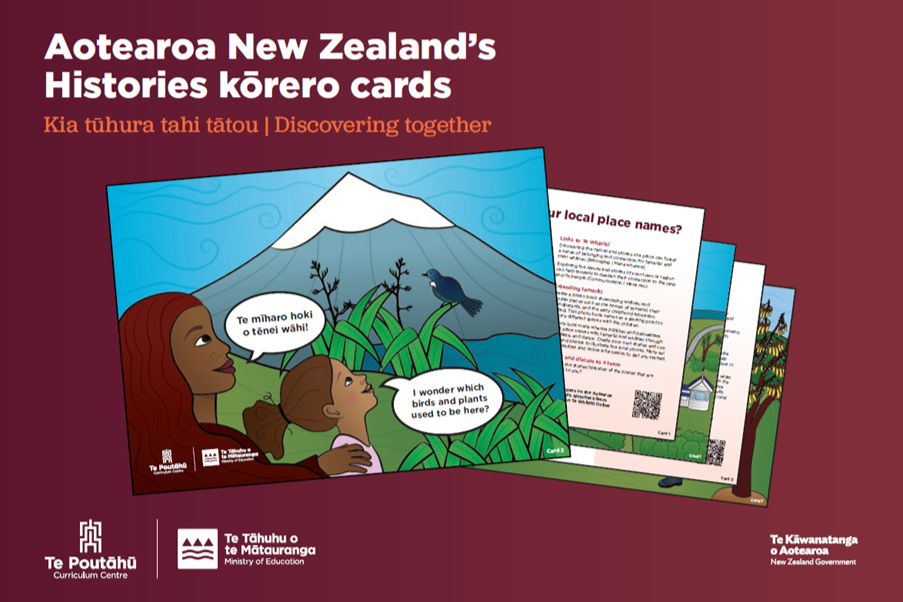 Aotearoa New Zealand's histories kōrero cards