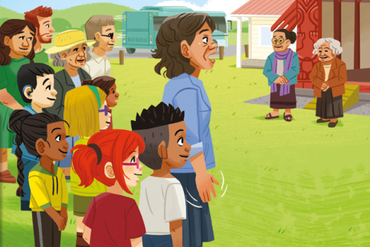 At the Marae - Big book