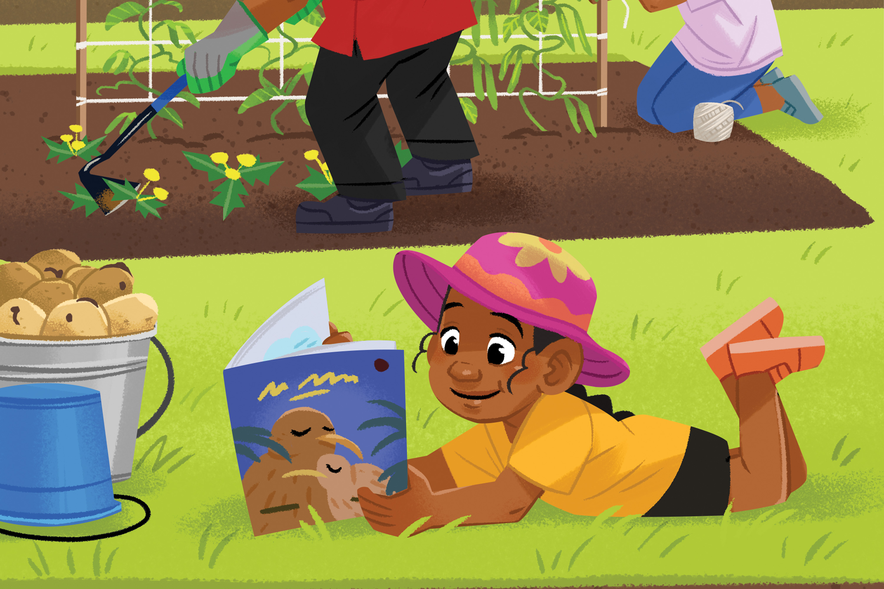 Lani in the Garden - Māhuri