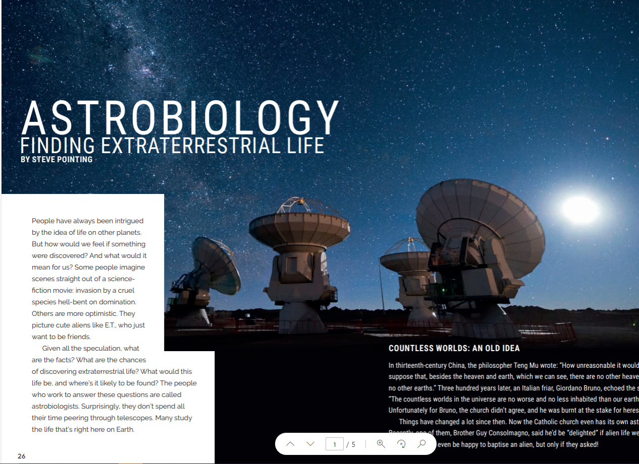 Astrobiology - Finding Extraterrestrial Life
