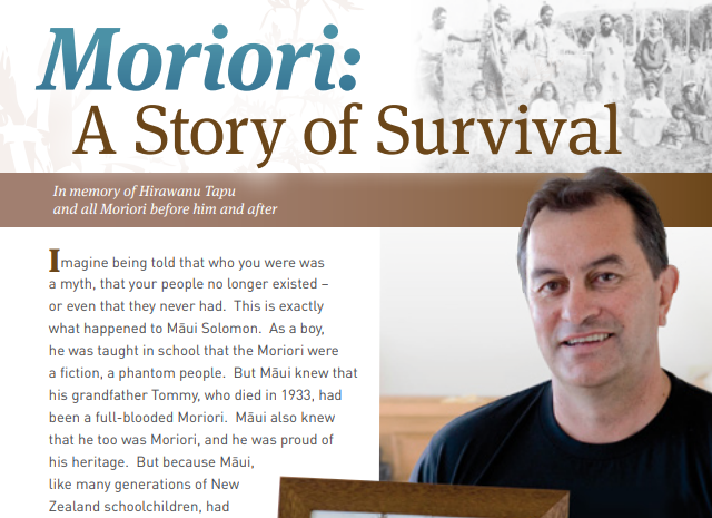 Moriori - A Story of Survival