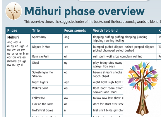 Phonics Plus book overview Māhuri | Sapling