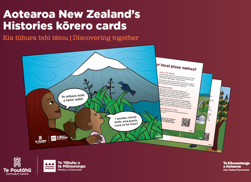Aotearoa New Zealand's histories kōrero cards