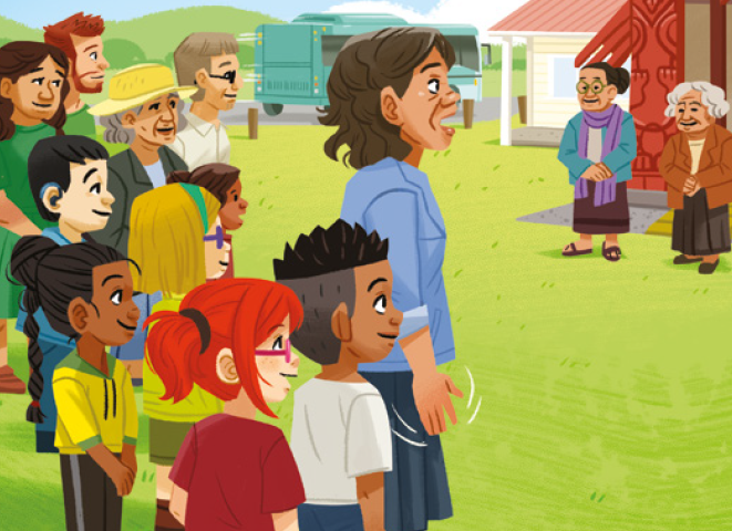 At the Marae - Big book