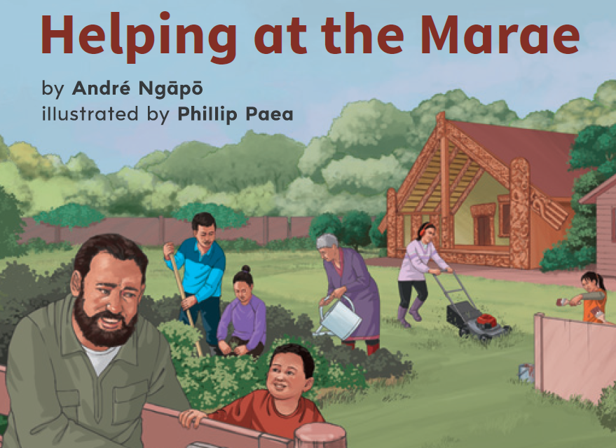 Helping at the Marae