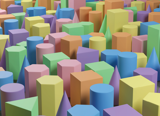 Sorting three-dimensional shapes by similarity and difference