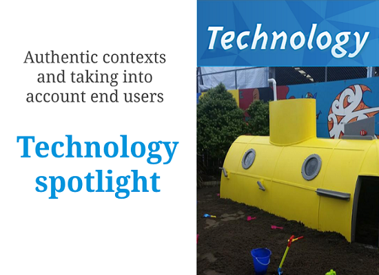 Authentic contexts and taking into account end users