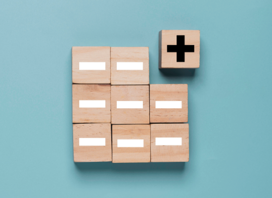 Negative magic squares